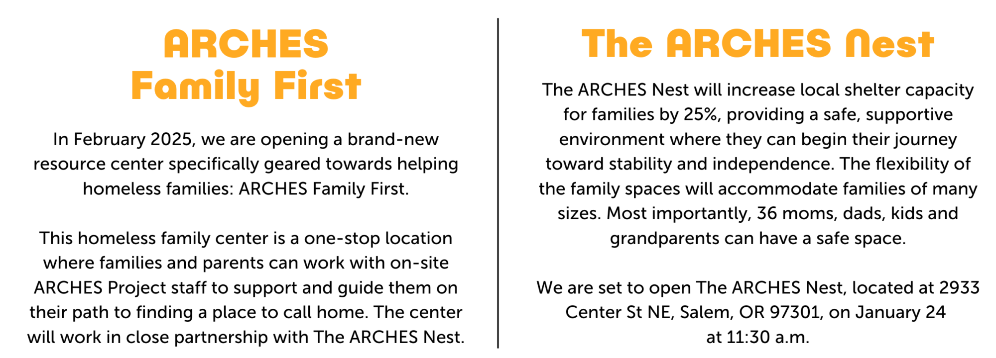 ARCHES Family - Mid-Willamette Valley Community Action