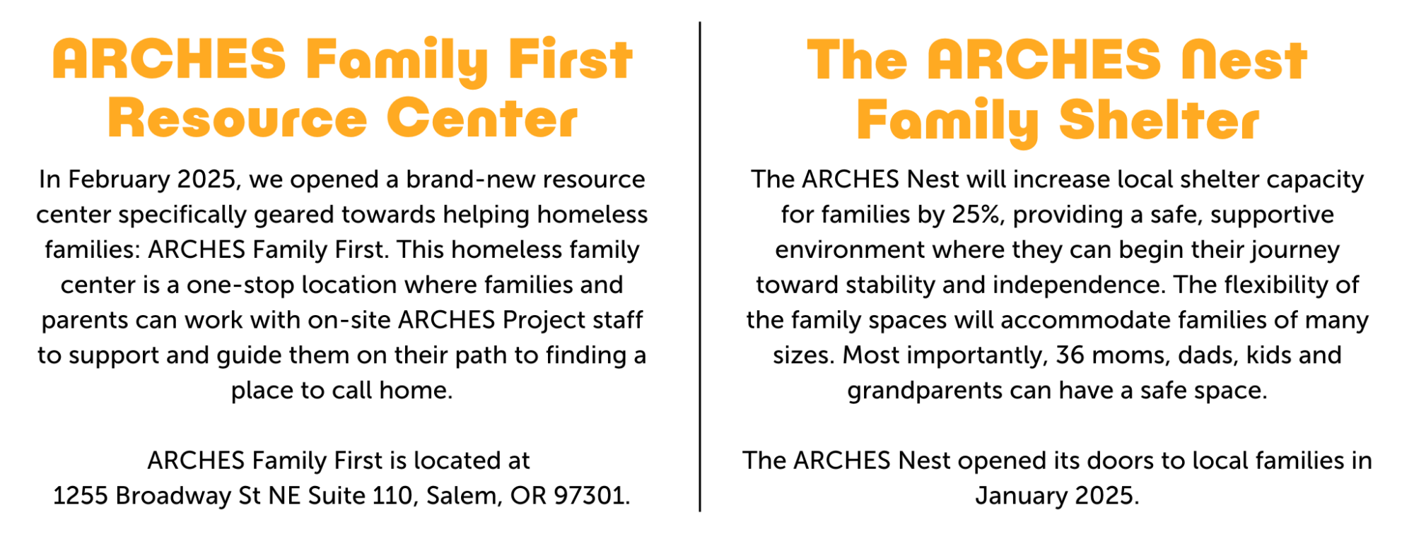 ARCHES Family - Mid-Willamette Valley Community Action